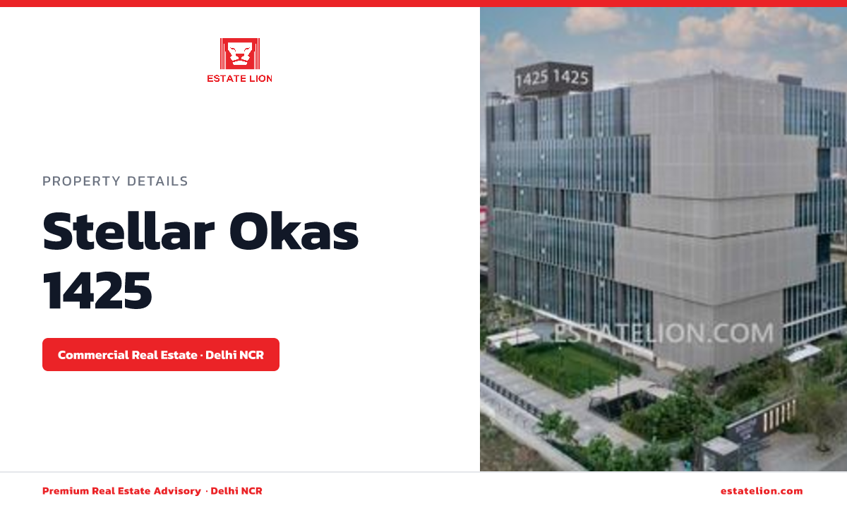 Stellar OKAS 1425, Sector-142 Noida | Office Space Rent - ESTATE LION